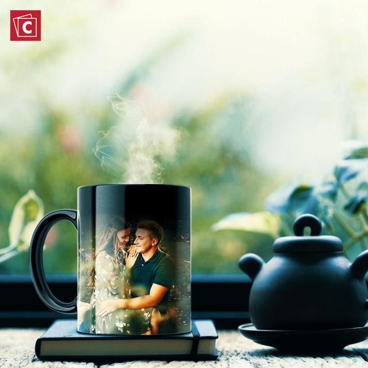 Personalized Magic Mug – Heat Reveal Color-Changing Cup with Custom ...