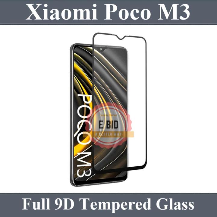 Xiaomi Poco M3 Black Border 9D Glass | Daraz.pk