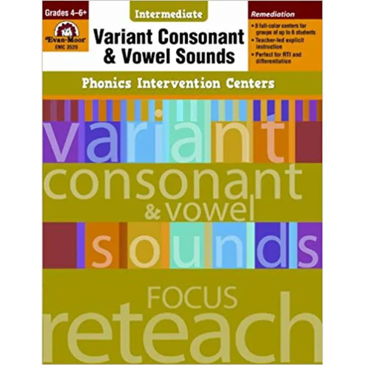 Liberty Books | Variant Consonant And Vowel Sounds, Grades 4-6+ by ...