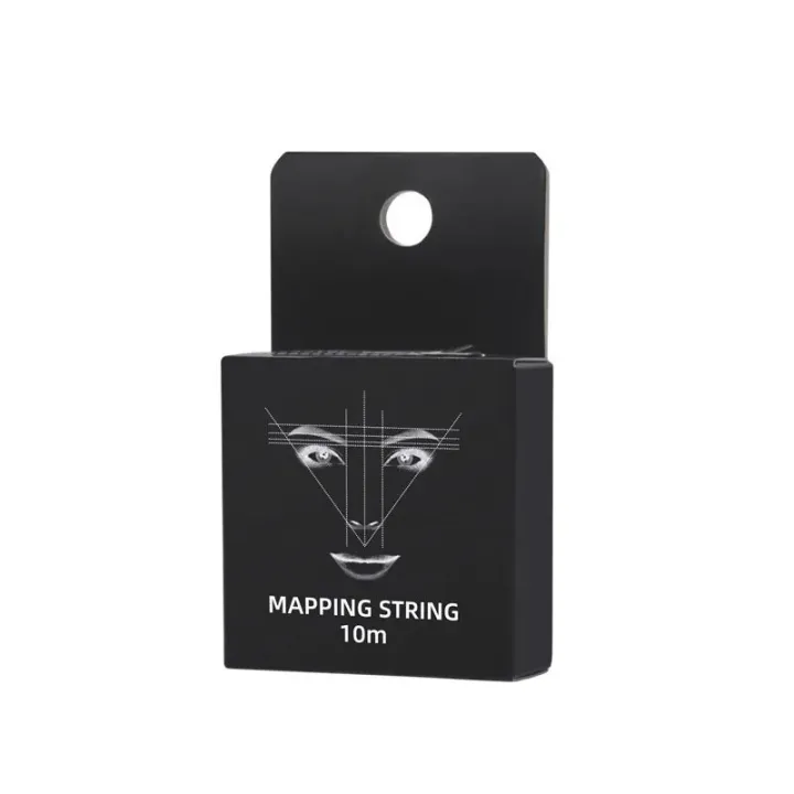 PREATY 10m Tattoo Thread Eyebrow Marker Pre-inked Eyebrow Ruler Line ...