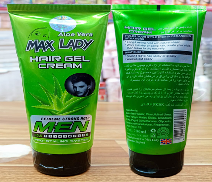 Aloe Vera Max Lady Hair Gel Cream - Brazilian Keratin Hair Styling ...