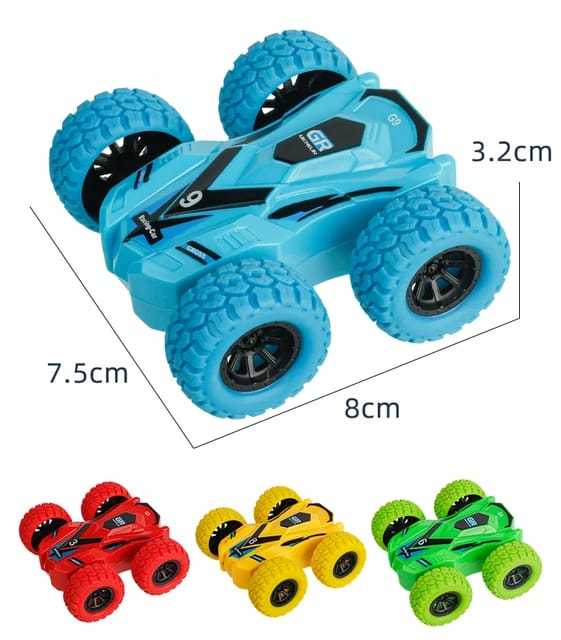 Inertia Car Toy 4WD Educational Mini Car All Terrain Remote Control Car ...