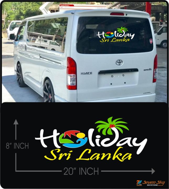 Holly Day Sri Lanka For Car Van 3 Wheel Reflective Plotter Cutting ...