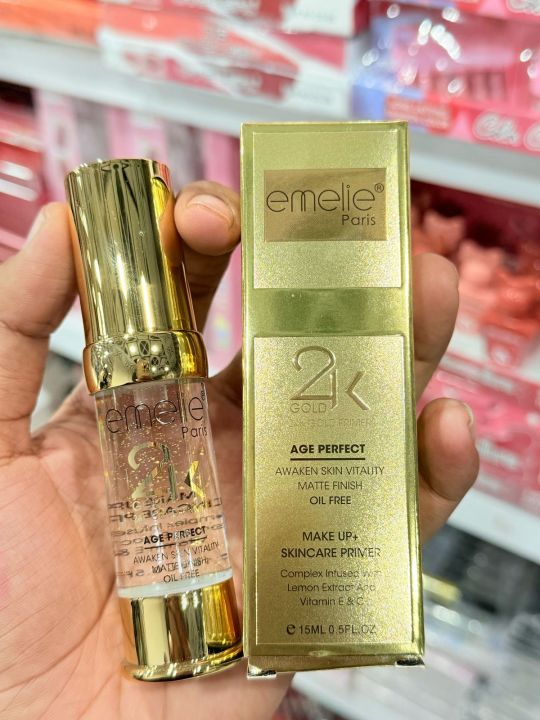 Product Title: Emelie 24K Gold Gel Primer – Hydrating & Brightening ...