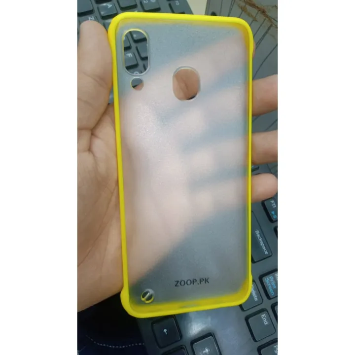 Samsung Galaxy A30 Frameless Case PC Case Hard Transparent Matte Back ...