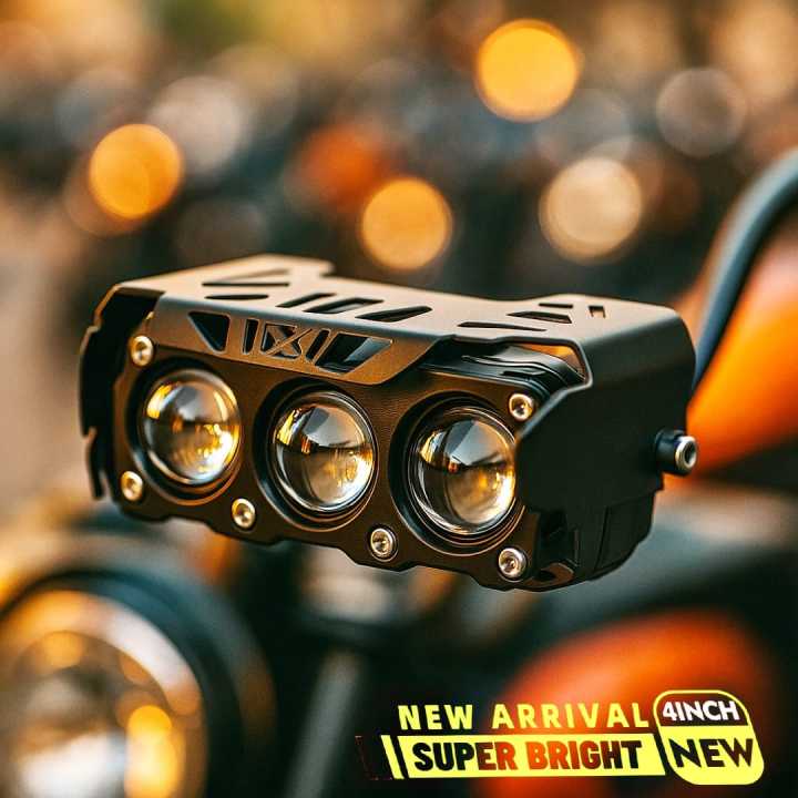 Light for Motorcycles, Cars, Jeeps - Spot Light LED Bike Light, Night ...