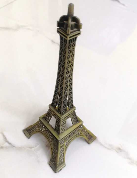 Mini Eiffel Tower Model 5 inch size - Metal | Daraz.pk