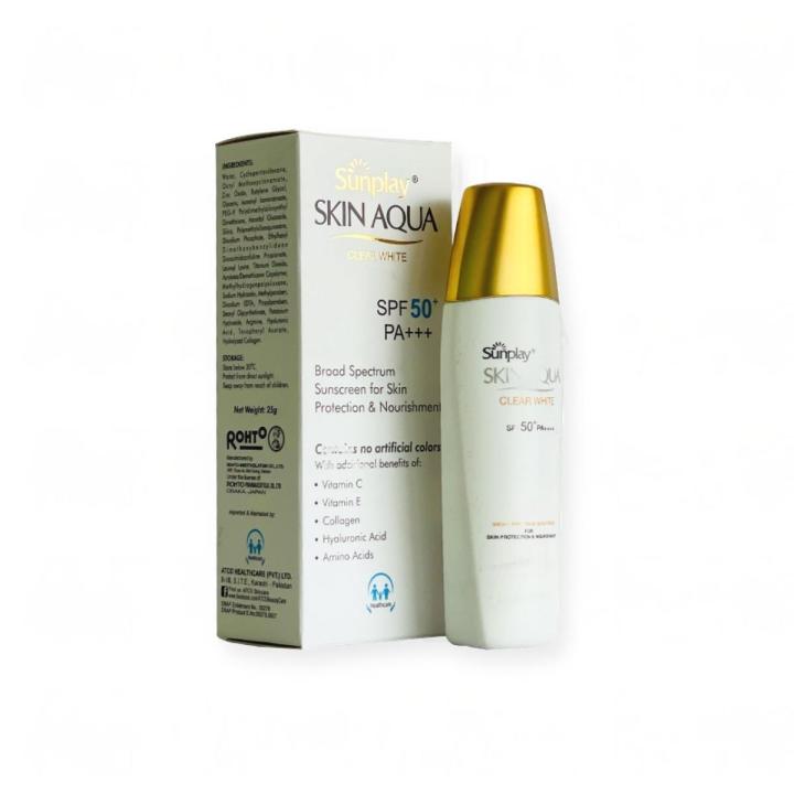 Sunplay Skin Aqua Clear White SPF 50 Sun Block 25g | Daraz.pk