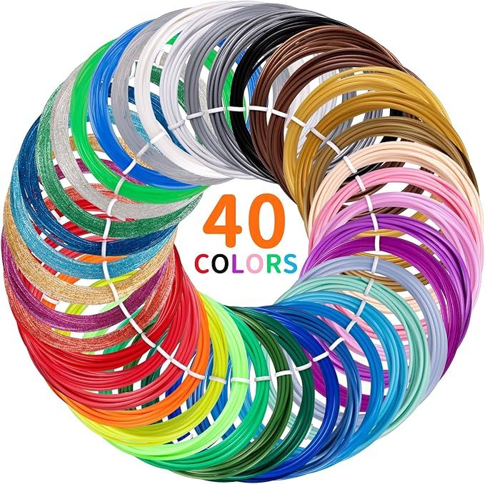 Set of 50 Colour upto for All types of 3D Pen Filaments 1.75mm PLA for ...
