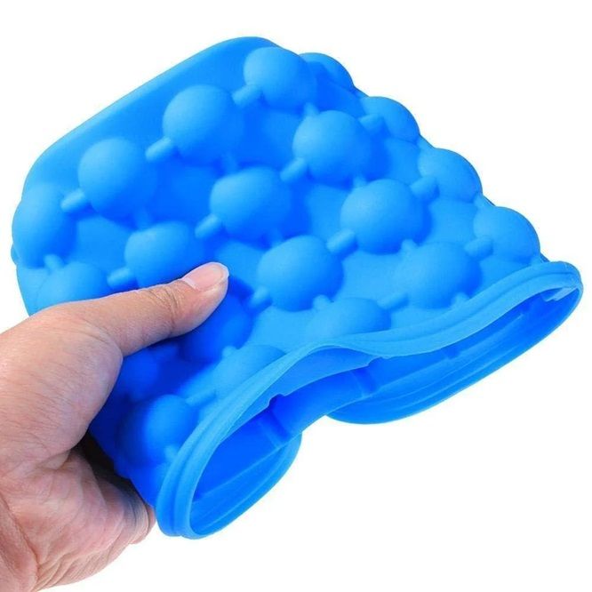 🧊 Magic Ice Cube Maker Genie – Silicone Rubber Ice Tray Mold | Double ...