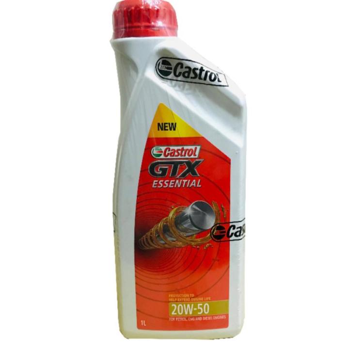 Castrol GTX Essential 20W-50 1L For 125cc & 150cc | Daraz.pk