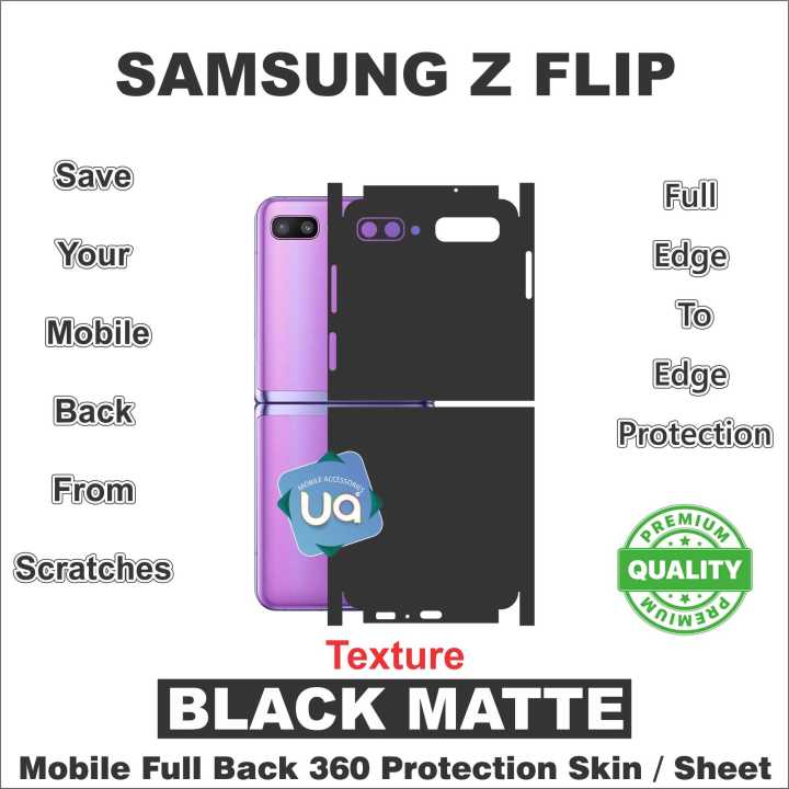 Samsung Z Flip full Back 360 Protection skin wrap / protection sheet ...