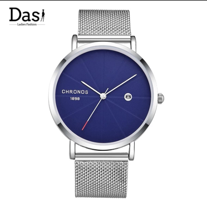 Chronos Analog Quartz Fashion Men'S Watches, , Stylish, Business, blue ...