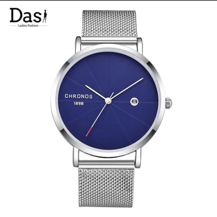 Chronos Analog Quartz Fashion Men'S Watches, , Stylish, Business, blue ...