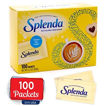 SPLENDA Zero Calorie Sweetener Single Serve Packets (100 Count) | Daraz.pk