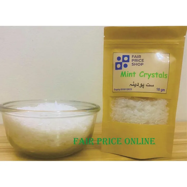 Mint Crystals/Menthol/Peppermint Crystals 10 gm | Daraz.pk