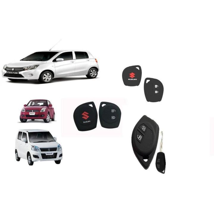 SUZUKI Silicone PVC Key Cover for SWIFT WagonR CULTUS | Daraz.pk