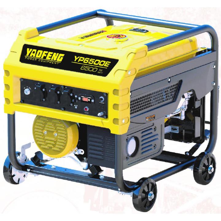 YAOFENG 6.5 KW - Heavy Duty Petrol & Gas Generator - YP6500E with ...