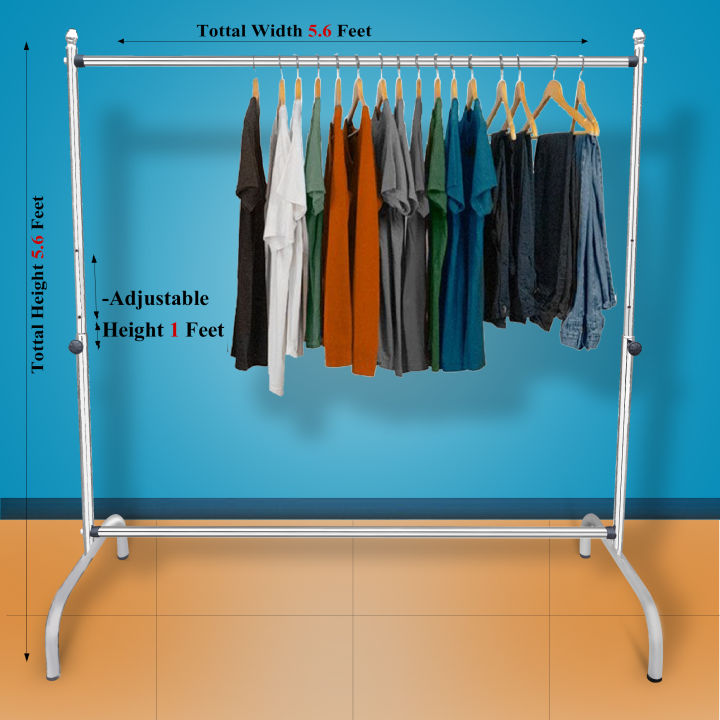 High Quality Cloth Hanging Stand Rack Single Pole For Home, Boutique ...