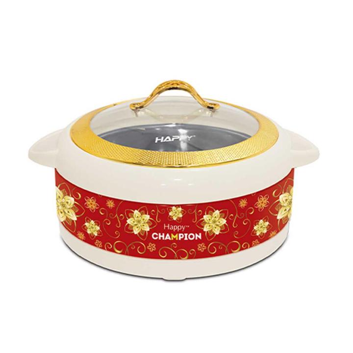 Hot Pot Glass Lid Red by Happy House | Large | Daraz.pk