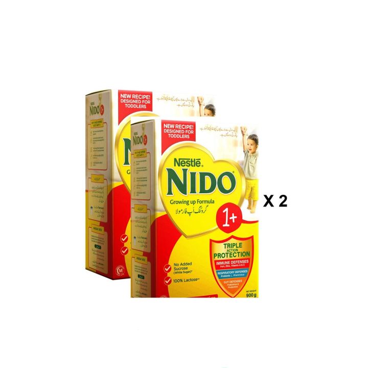 NIDO 1+ 900g - Growing Up Formula ( Pack of 2 ) | Daraz.pk