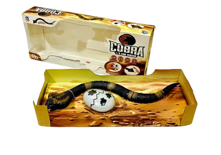 Upgrade Remote Control Snake Toy Electric Sensor RC Cobra Realistic ...