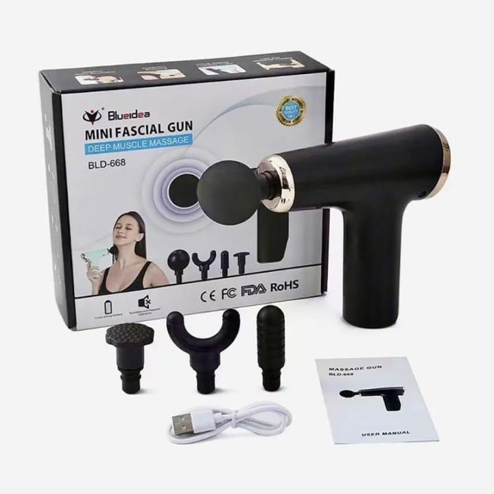 Rechargeable Percussion Massage Gun – Full Body Muscle Relaxation ...