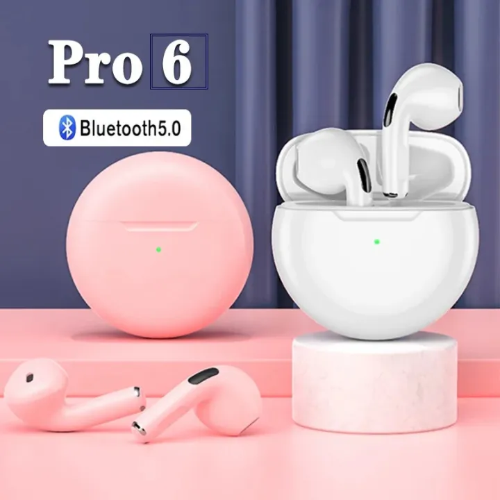 AirPods Pro 6 Hi-Fi Wireless Airbuds 5.0 Bluetooth Earphone Slim small ...