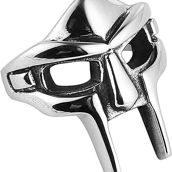 Vintage Mf Doom Mask Rings For Men Gladiator Egyptian Pharaoh Male Ring ...