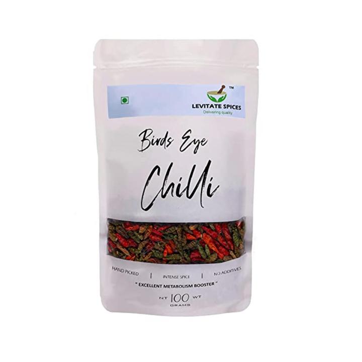 LEVITATE SPICES Birds Eye Chilli | Dried | Kanthari Mulaku | Thai ...