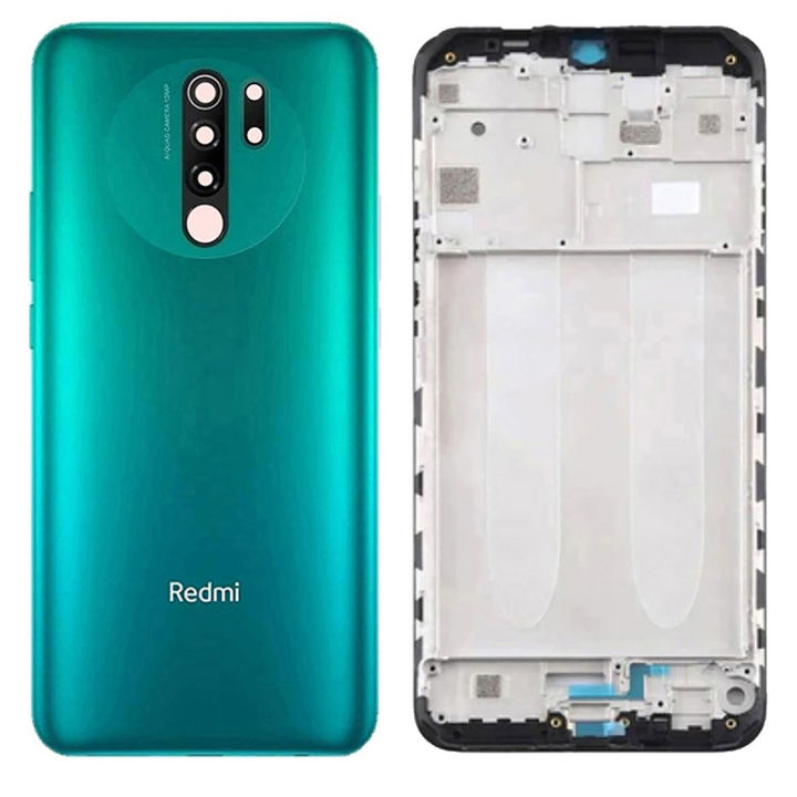 Xiaomi Redmi 9 Middle Frame Housing with Power Volume Buttons & Camera ...