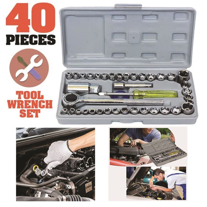 HIGH QUALITY 40 pieces Hand toolkit Goti Set Screwdriver Set ...