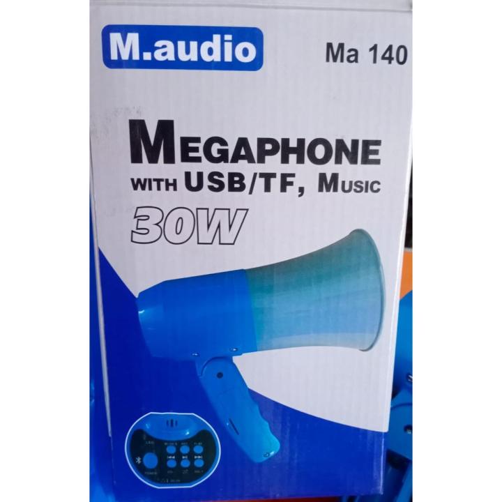 Megaphone MA-140 Handheld USB Rechargeable Healer Loud Speaker Handle ...
