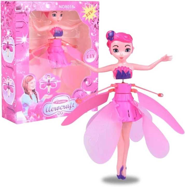Flying Angel Doll Drone | Gesture Control LED Light Flying Toy ...