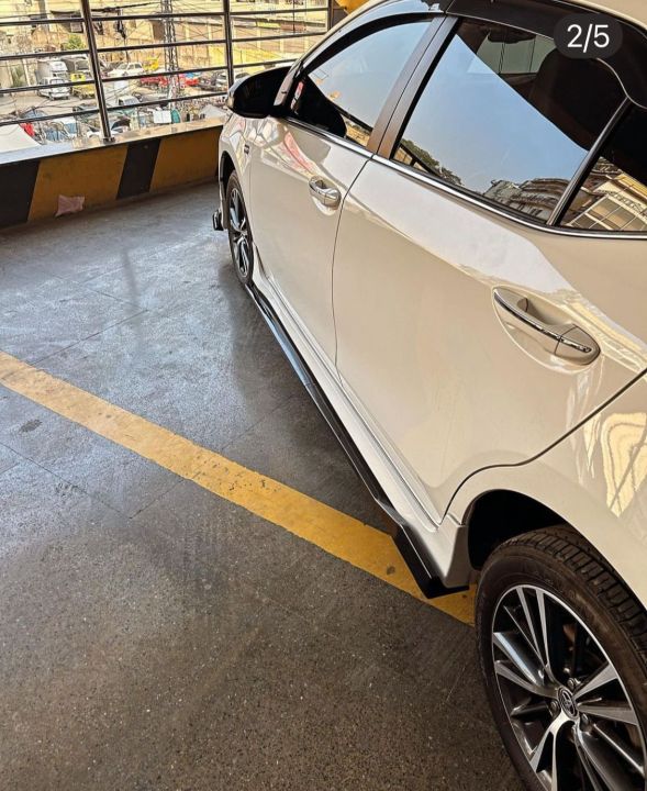 CAR SIDE SKIRT EXTENSION!!CAR SIDE CANARD ABS PLASTIC!! | Daraz.pk