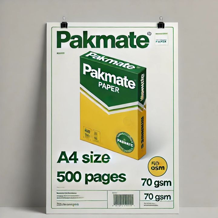 Pakmate A4 Size 70 GSM Premium Quality Copier Paper - 500 Sheets ...