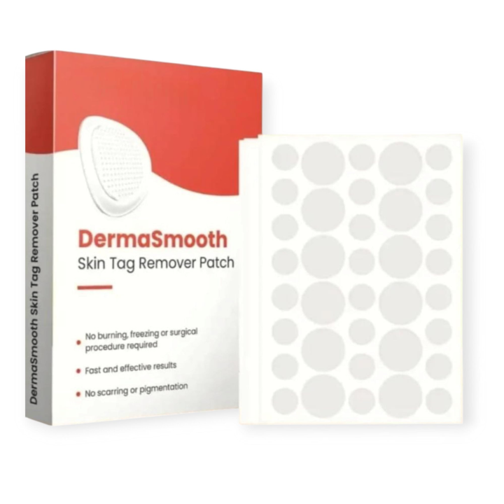 Derma Smooth Skin Tag Remover Patch, Fast and Effective, No Burning or ...