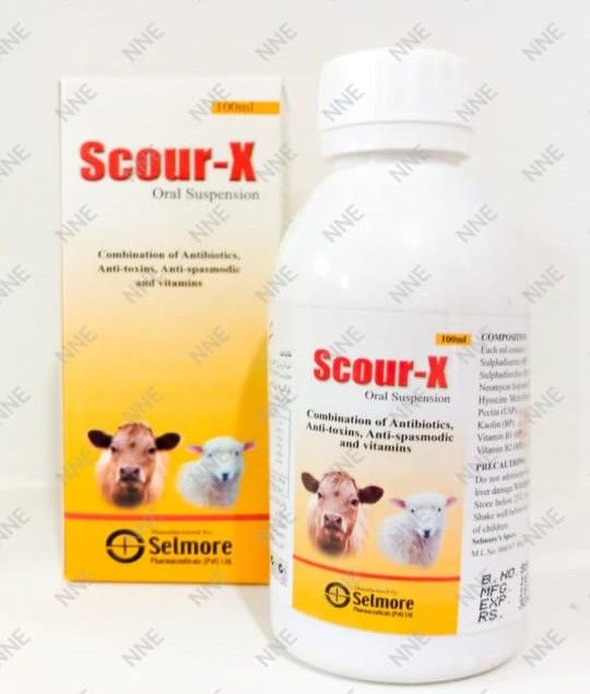 Scour-X Anti-diarrheal Solution For Large & Small Animals | Daraz.pk