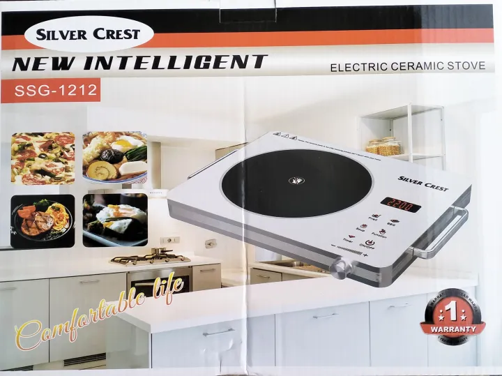 Silver Crest 2200W Electric Ceramic Stove, Cooker Hot Plate, LED ...