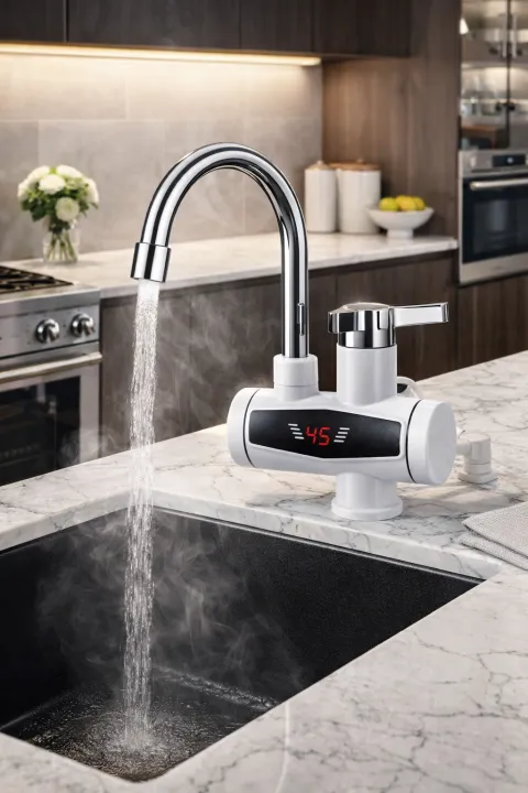 Electric Instant Water Heating Tap Boiling Water Tap Water Heater ...