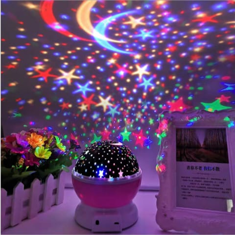 LED Rotating Night Light Projector Starry Sky Star Master Children Kids ...