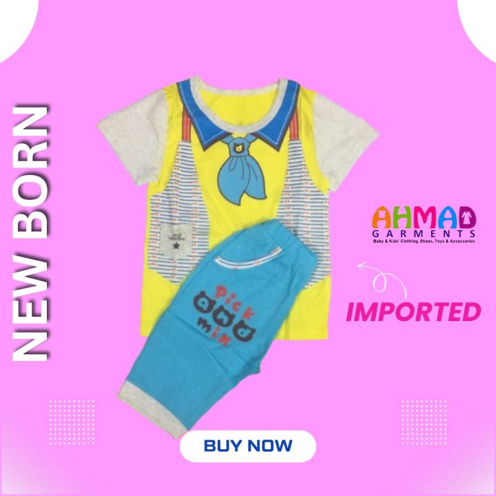 Imported New Born Baby Dress & Baba Suit Zero Size | Soft Cotton New ...