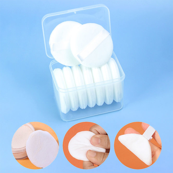 1Pcs Facial Powder Foundation Puff Professional Round Shape Portable ...