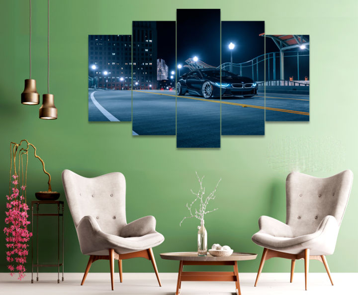 BMW 5 Panel Wall Frame | Daraz.pk