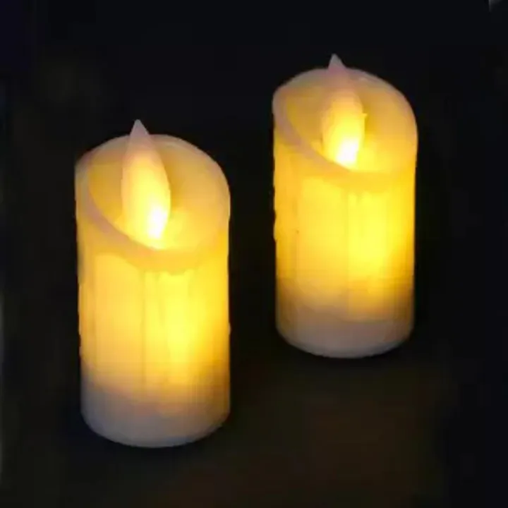Smokeless Large Rocking LED Candles – Tealight Candles Night Lights ...