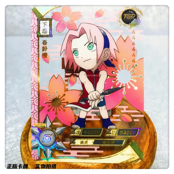 AnimaL NARUTO Cartoon Kids Toys Game Cards Collection Cards TGR AR SSR ...