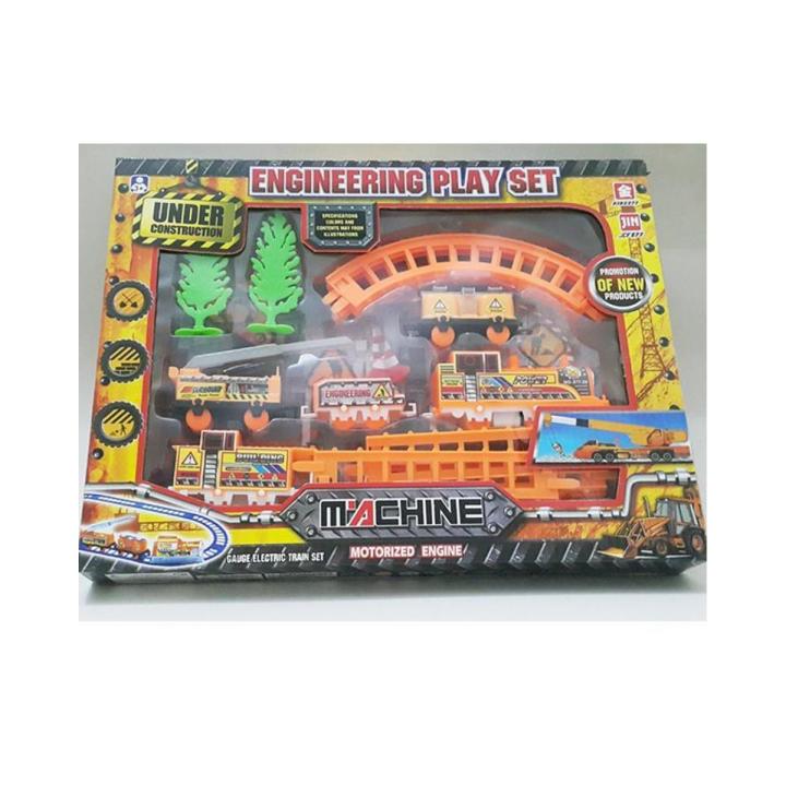 Kids Toys Train Set Kids Engineering Play Set - Kts | Daraz.pk