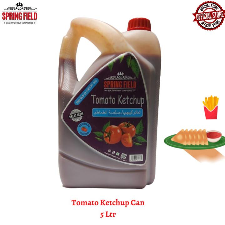 Springfield foods Tomato Ketchup 5000gm (Can) | Daraz.pk