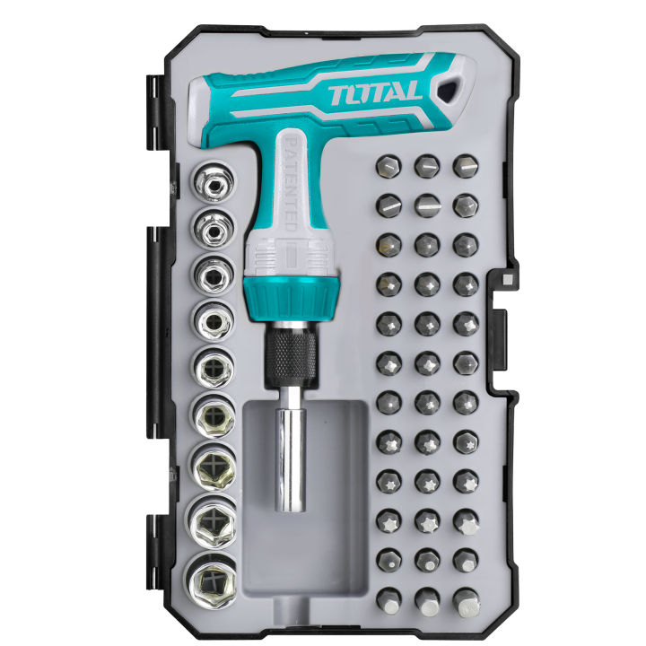Total TACSD30476 47 Pcs T-handle wrench screwdriver set | Daraz.pk