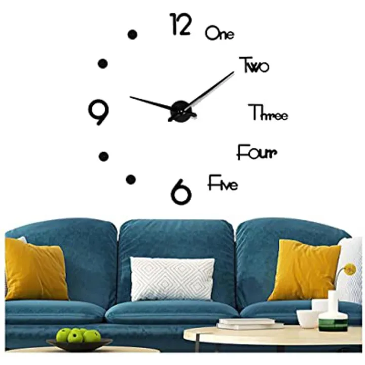 Creative Foam DIY Clock Original Chicness Adhesive Figure Numbfer and ...